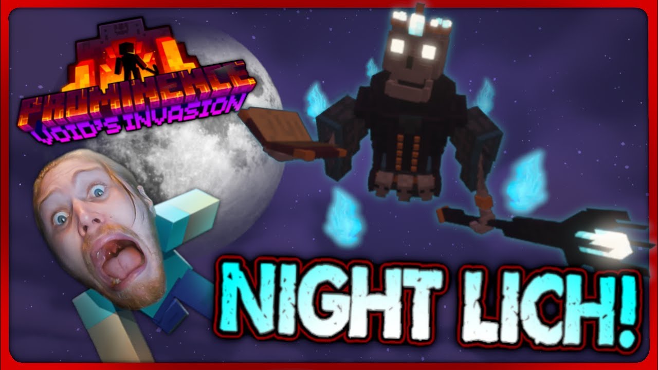 Fighting The NIGHT LICH! Boss Fight! - Prominence II - Void's Invasion ...