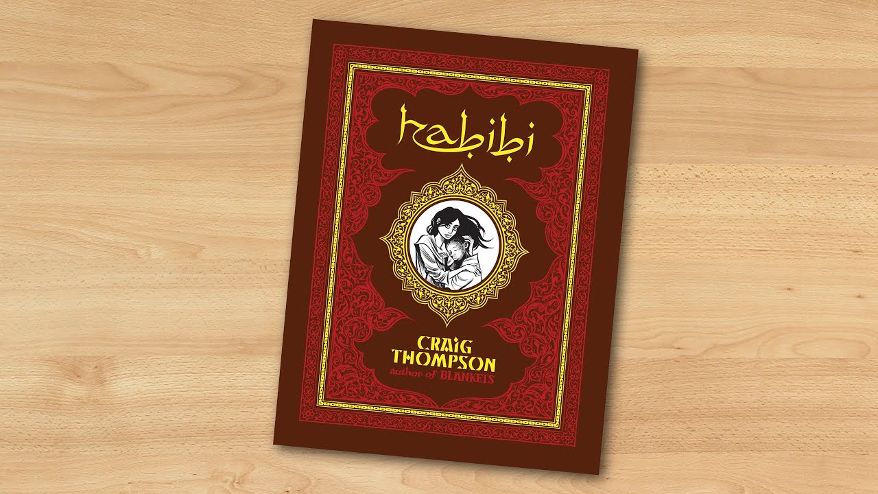 Habibi by Craig Thompson (book flip) - YouTube