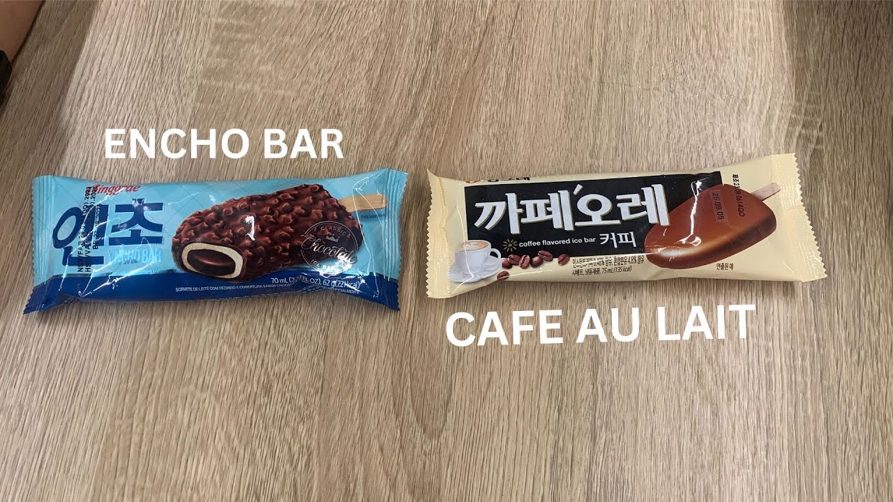 NYOBAIN KOREAN ICECREAM - BINGGRAE CAFE AU LAIT DAN BINGGRAE ENCHO BAR ...
