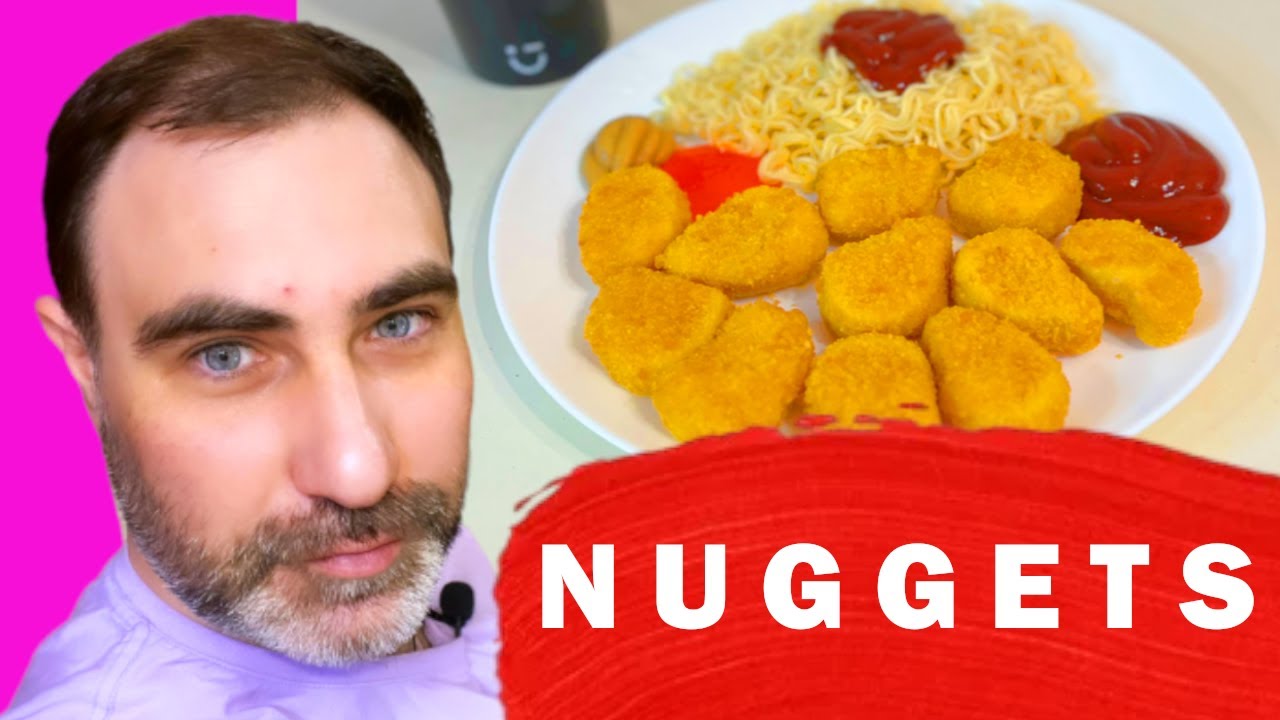ASMR EATING NUGGETS NOODLES MUKBANG - YouTube