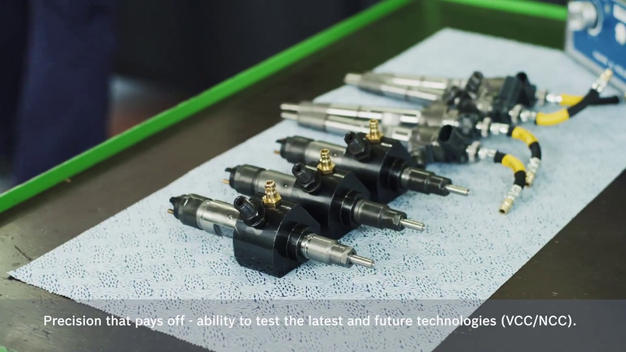 DCI 700 보쉬 커먼레일 인젝터 테스트 벤치 - YouTube