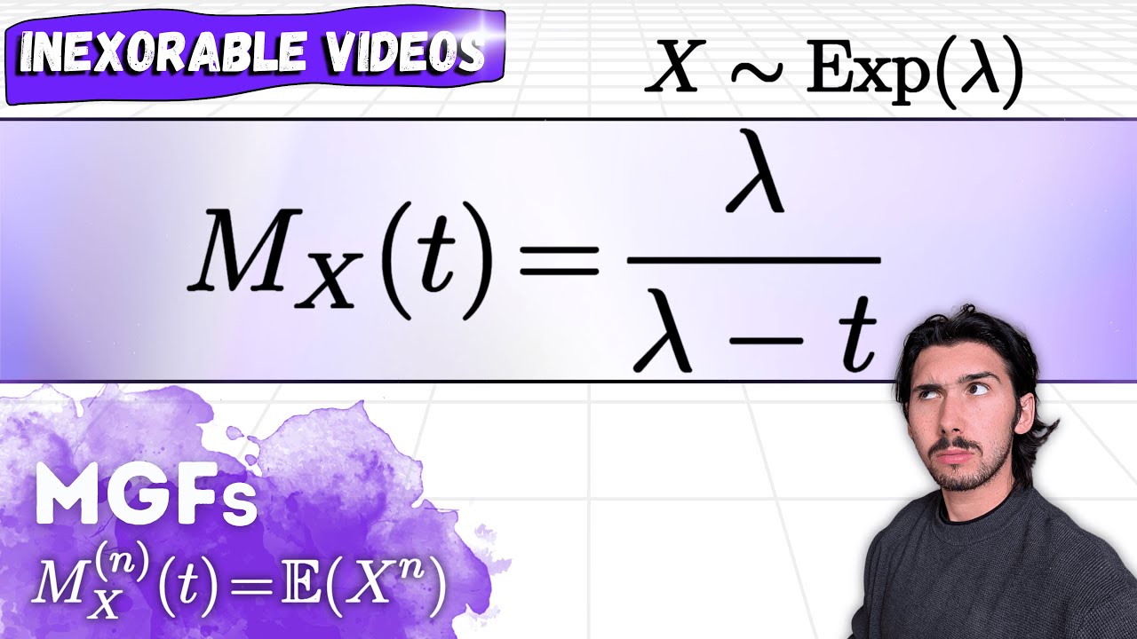 MGF for an Exponential Random Variable (Derivation) | Moment Generating ...