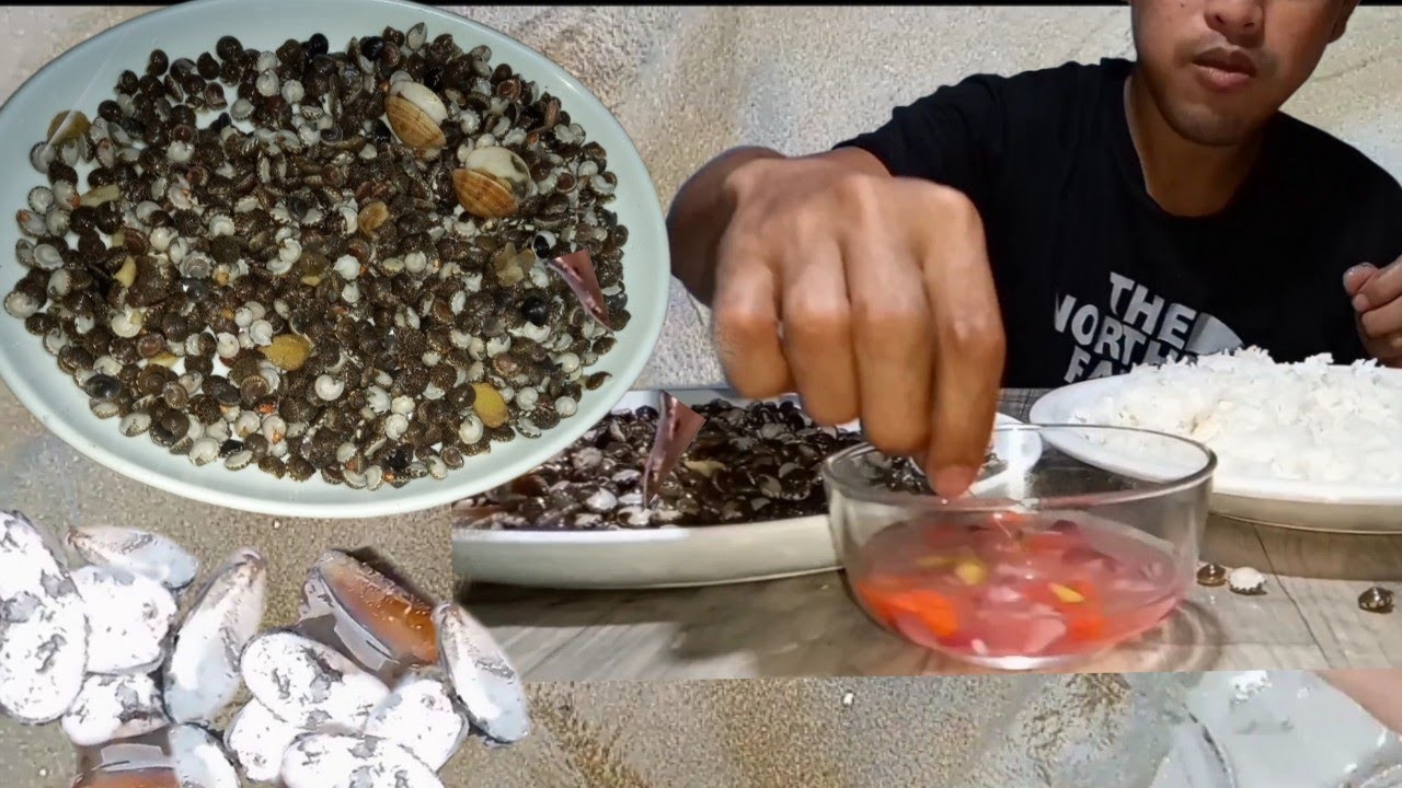 panginhas ng batad shells (buwaw an) catch and cook - YouTube