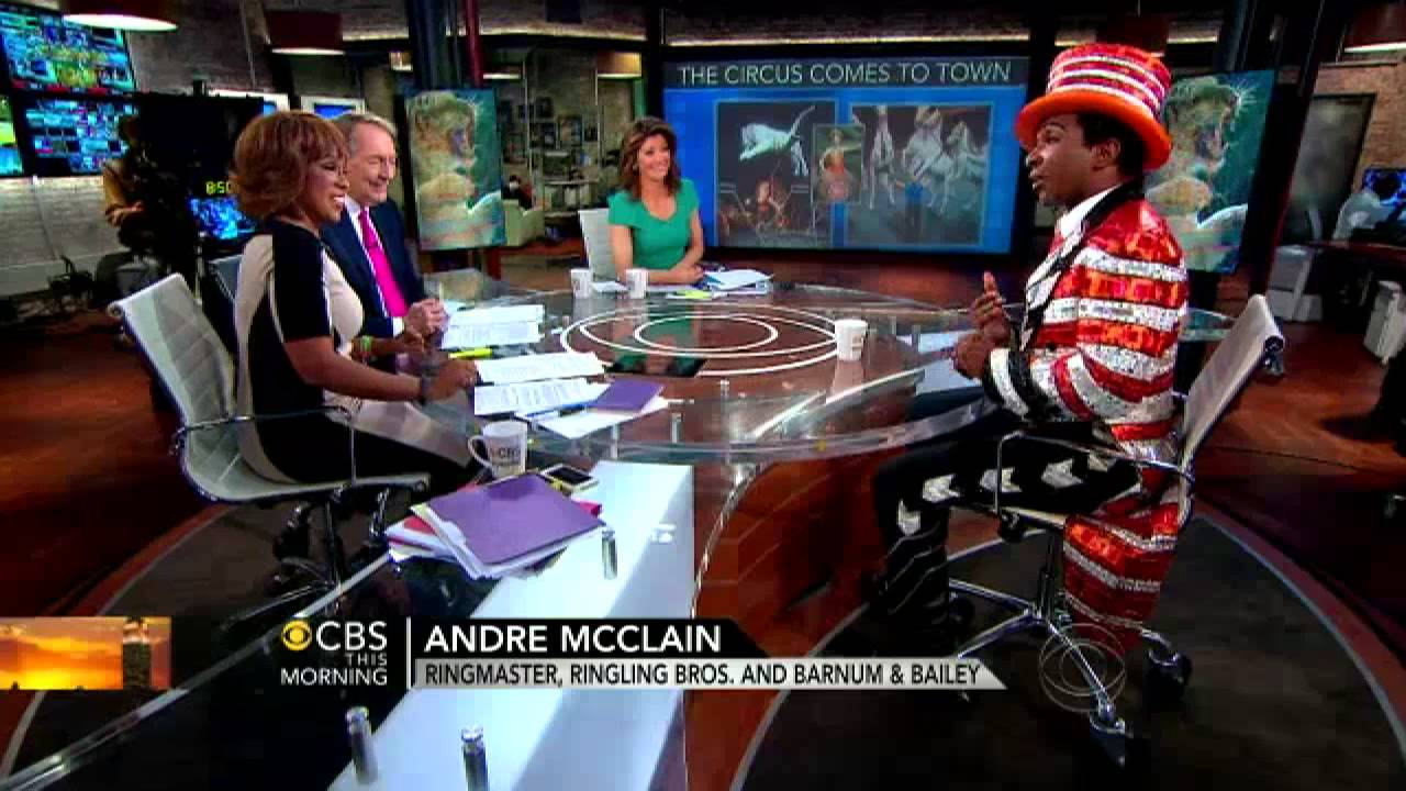Ringling Bros. circus ringmaster talks "Built to Amaze" - YouTube