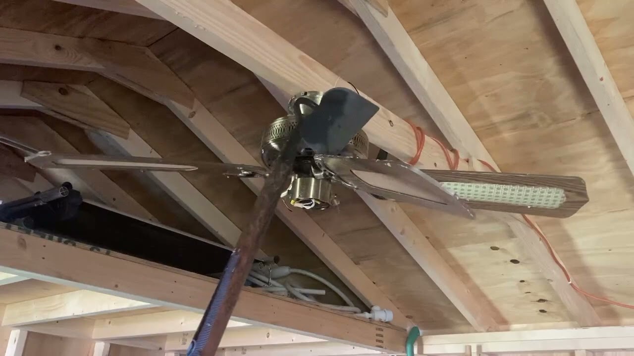 Ceiling fan destruction 2 - YouTube