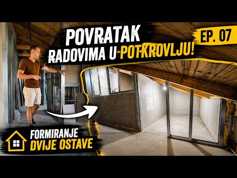 Çatı katında işe geri döndüm – İki depo odası yapımı – Bölüm 7
