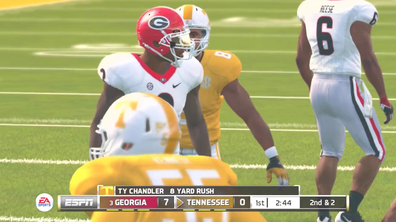 (Georgia Bulldogs vs Tennessee Volunteers) (NCAA Football 20 2019 2020 ...