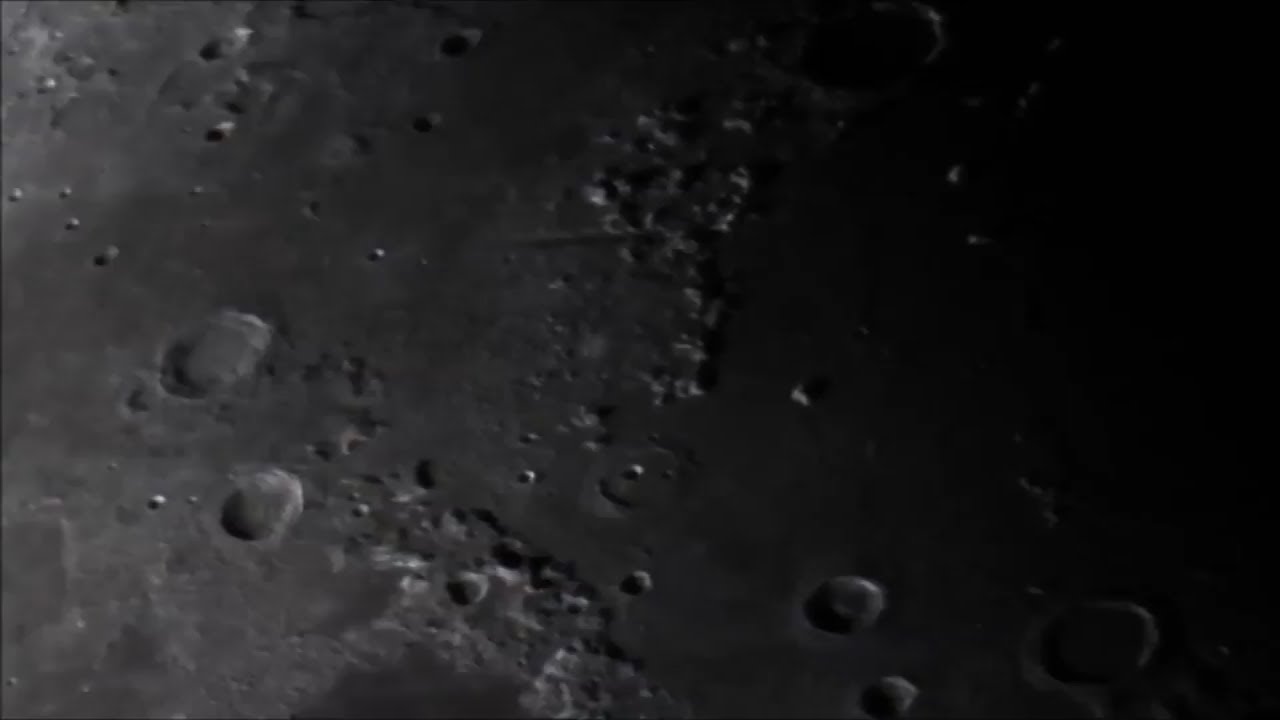 Moon Celestron CGEM 11 inch telescope - YouTube