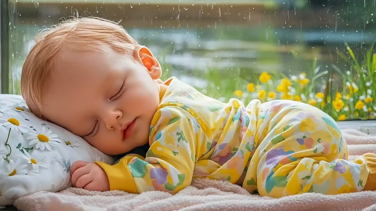 Baby Sleep Music with Rain Sounds🎶 Overcome Insomnia & Sleep Instantly ...
