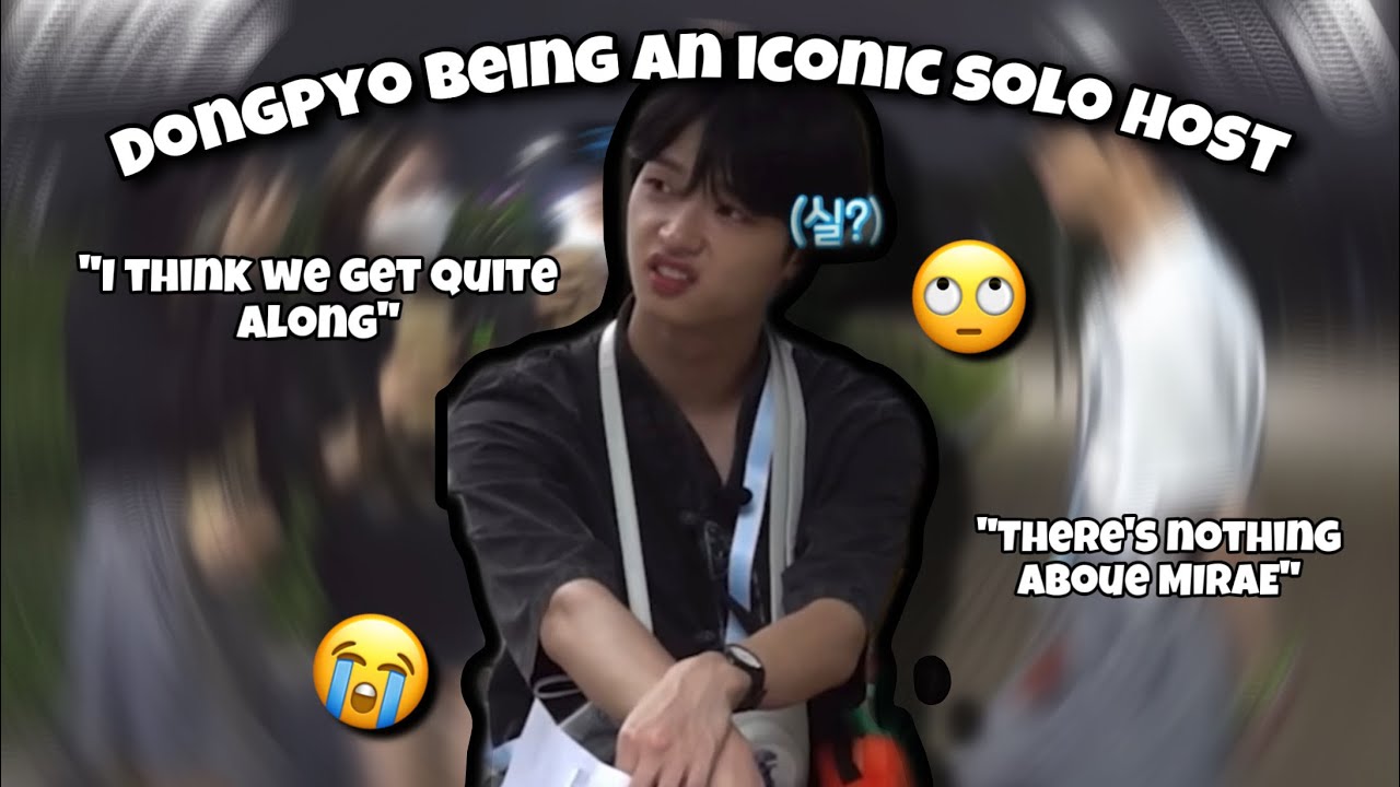 Dongpyo being an iconic solo host - YouTube