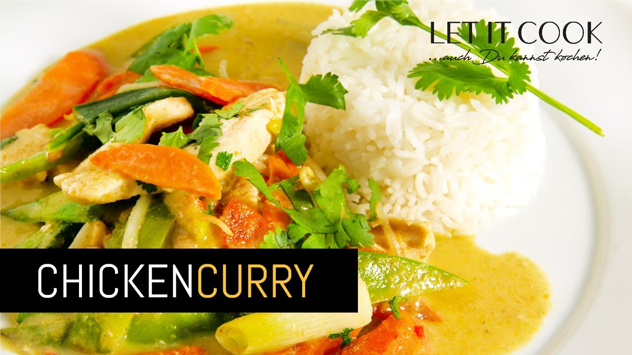 Chicken Curry mit Basmati Reis - YouTube