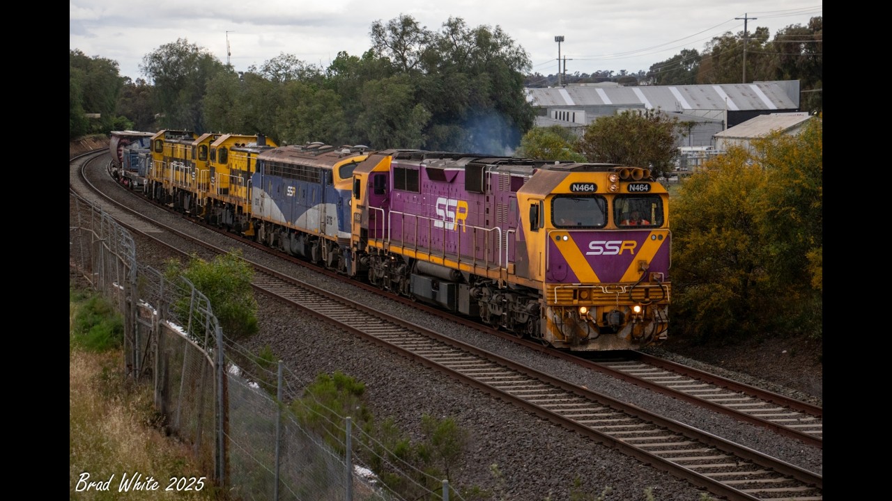 SSR T Class Farewell from Bendigo- N464, B76, T386, T381 and T363 on ...