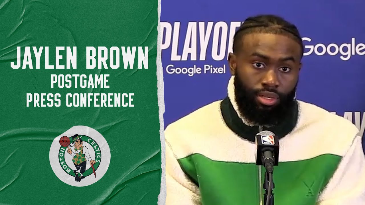Jaylen Brown Postgame Press Conference | Game 4 | Boston Celtics at Brooklyn Nets - YouTube
