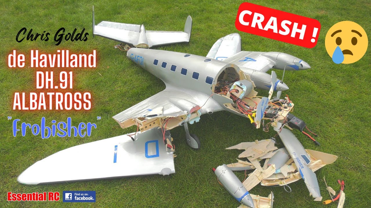 DISASTER ! de Havilland DH.91 ALBATROSS | RC Transatlantic Mail Plane ...