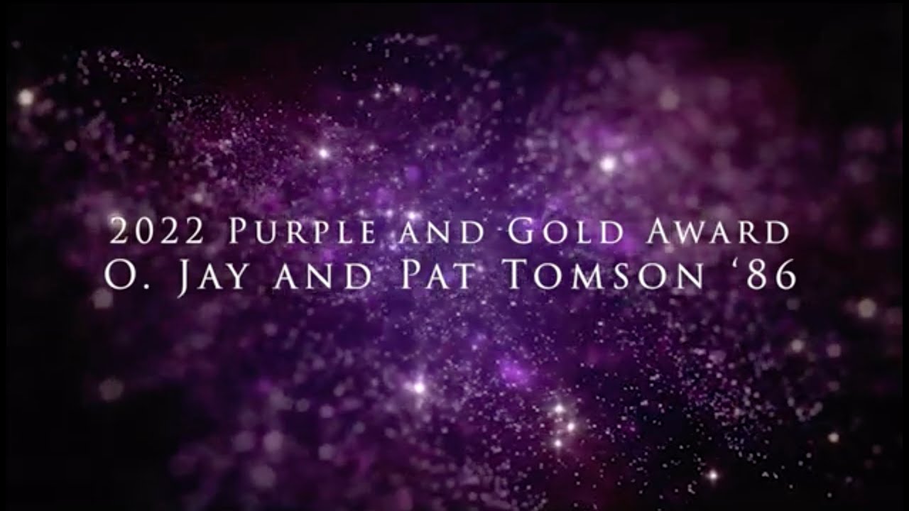 2022 UNI President's Distinguished Awards - Purple and Gold Award: O ...
