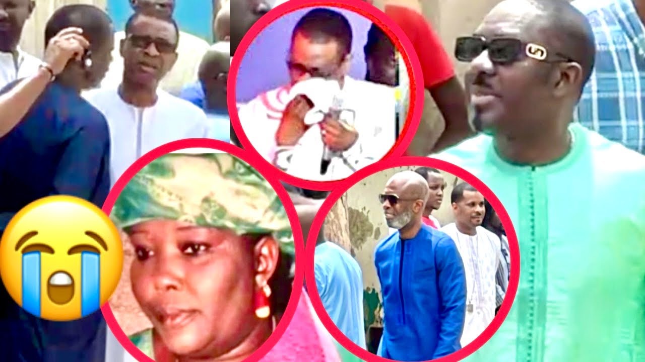 YOUSSOU NDOUR INCONSOLABLE AU DÉCÈS DE LA MÈRE DE MBAYE DIEYE FAYE YAYE ...