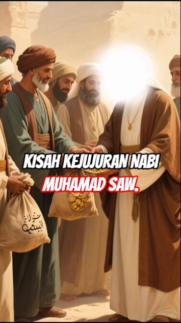 The honesty of the prophet Muhammad #Islamicstory #shortvideo - YouTube