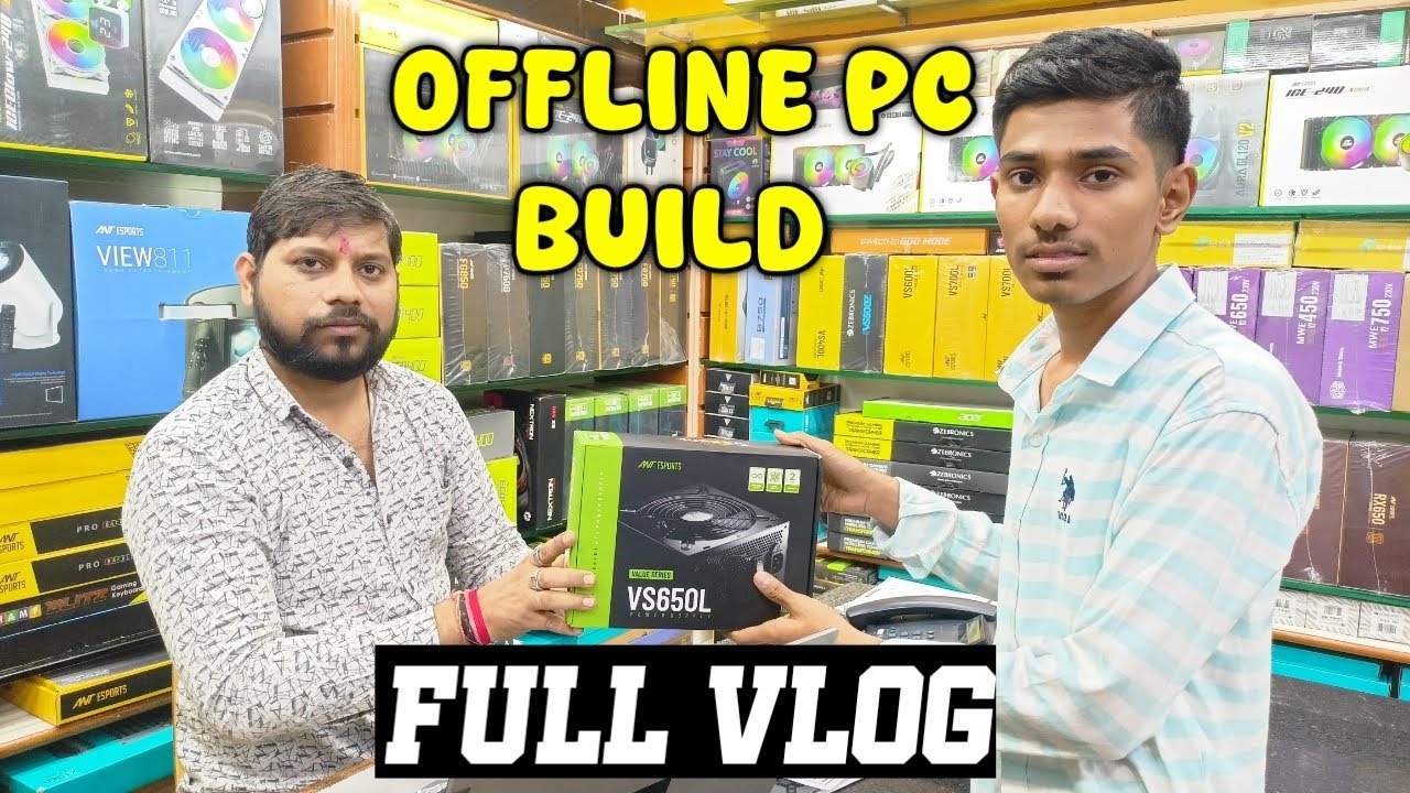 Pc build in Offline Market With Assemble and Full vlog... - YouTube