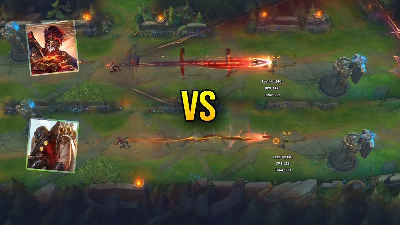 Arcana Jhin vs High Noon Jhin - Skin Comparison - League of Legends ...