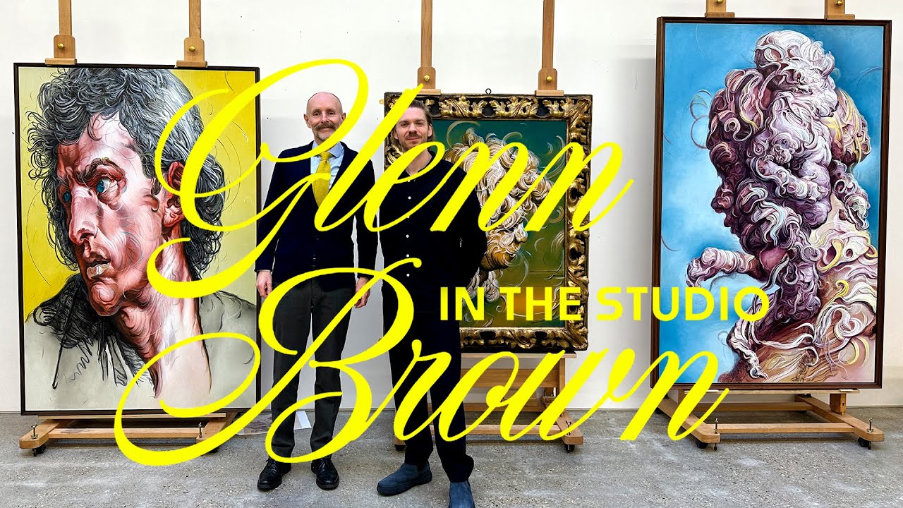 Inside the studio of the artist, Glenn Brown - art reimagined - YouTube