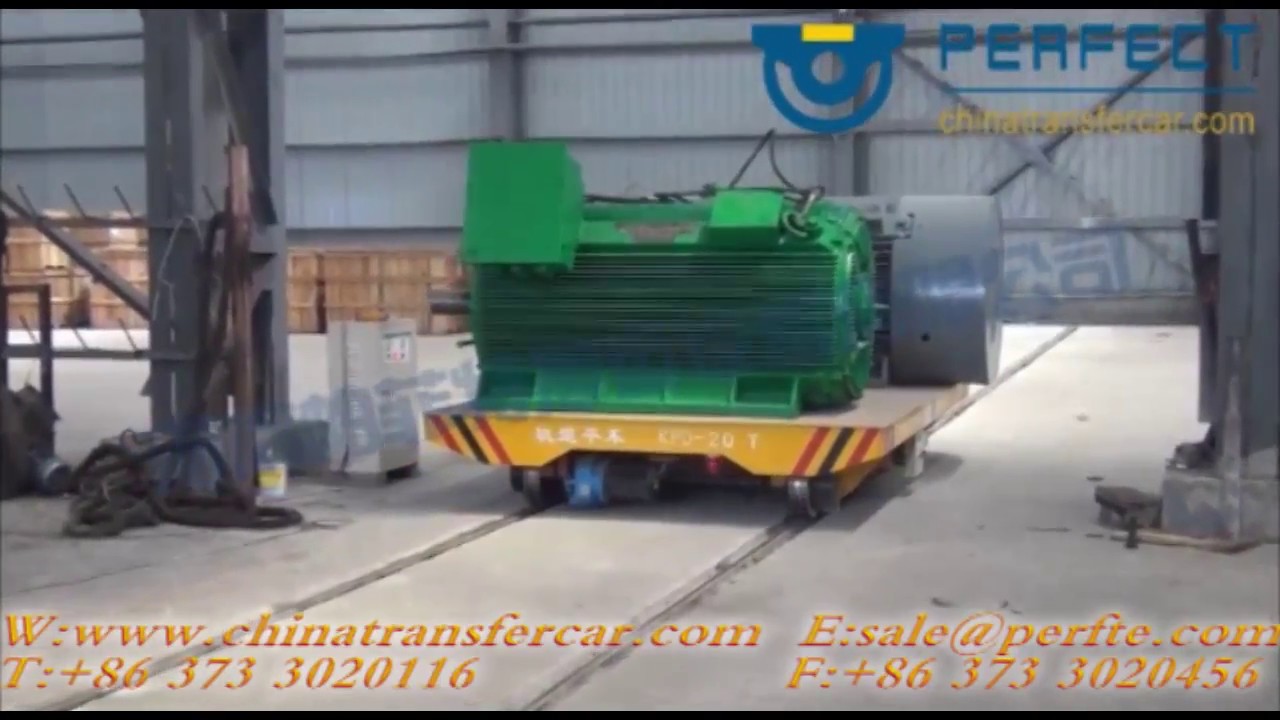 BDG series remote control steel tube transfer cart on rail for steel ...