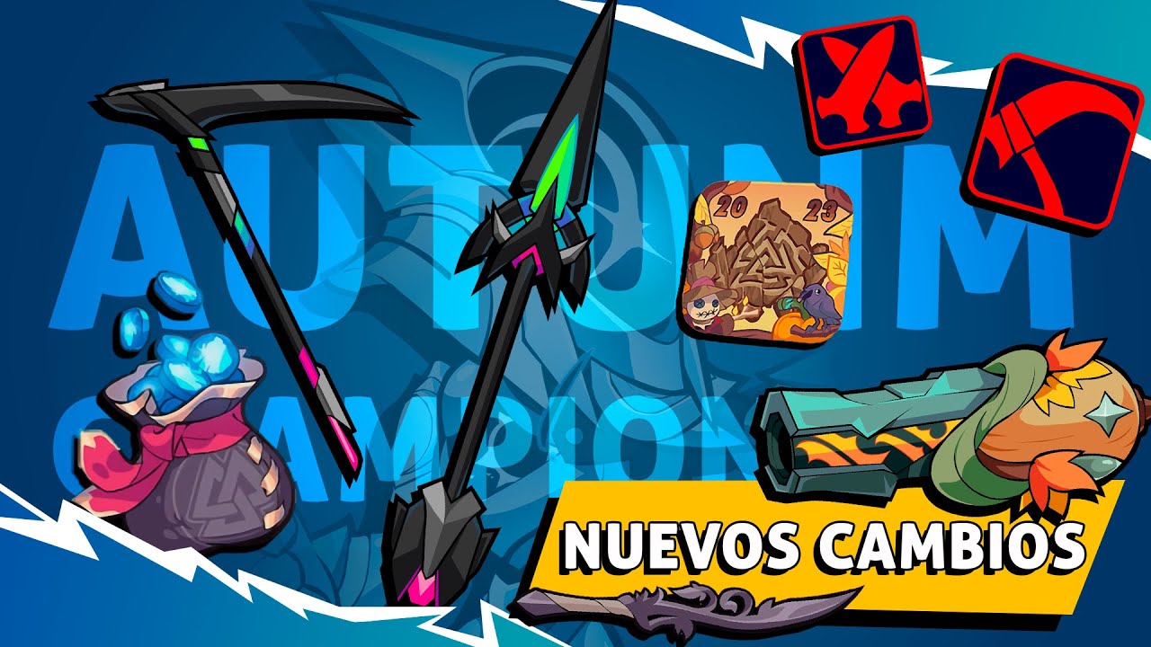 KATARS Y GUADAÑA NERFEADAS/NUEVO GADGET STICKY BOMB Y MÁS!┃Brawlhalla ...