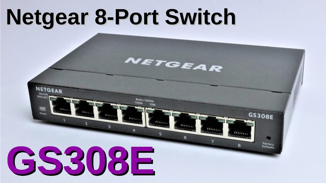 Netgear GS308E 8 Port Switch Test und Benutzeroberfläche | deutsch ...