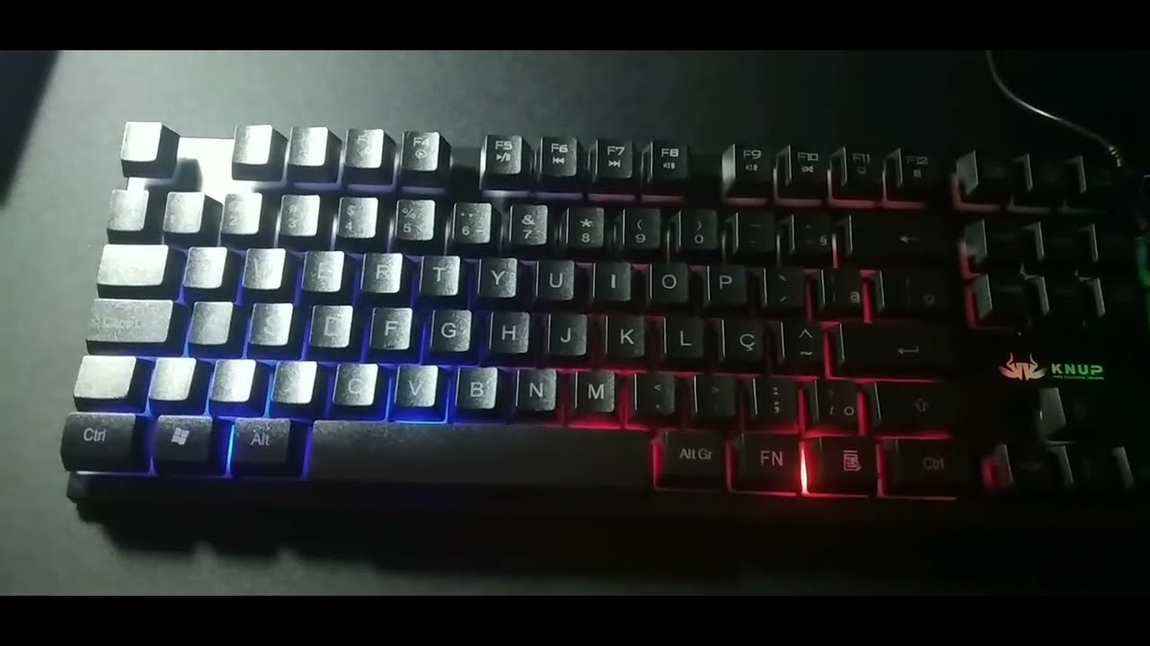 Review do Teclado Knup Pro Gaming Gears - YouTube