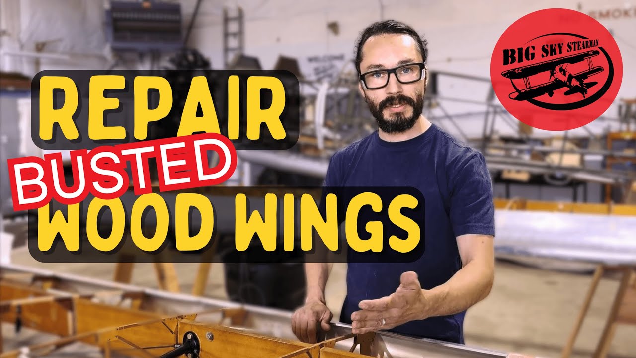 Repairing Busted Wood Wings - YouTube