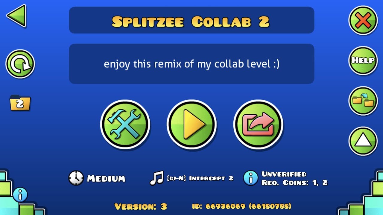 The preview and gameplay of a collab level - YouTube