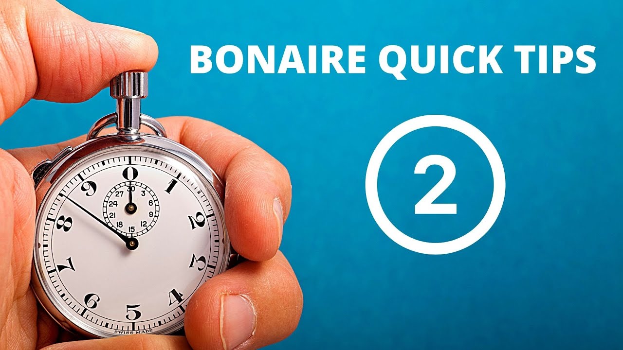 Bonaire Quick Tip #2 - YouTube