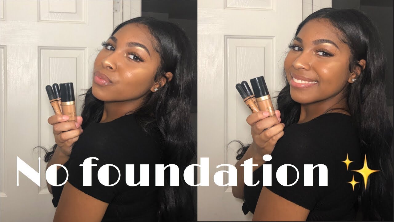 Flawless skin NO FOUNDATION| CONCEALER ONLY MAKEUP LOOK| UNDER 10 ...