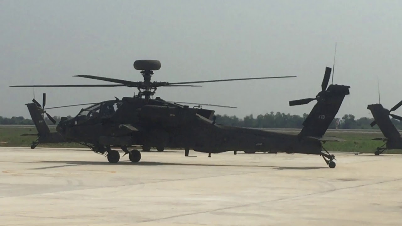 AH-64 Apache มาเยือนไทย Cobra gold 2020 US Army - YouTube