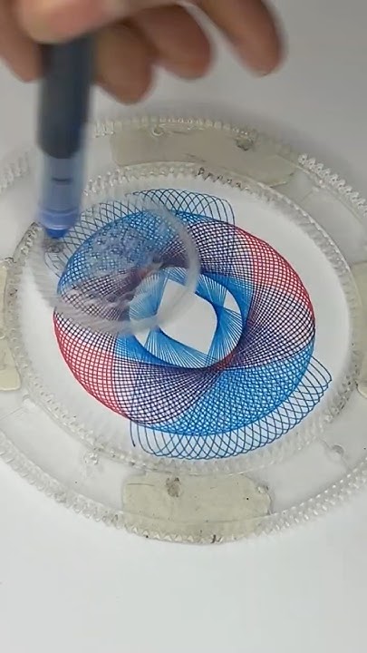 When Art Meets Precision: Relaxing ASMR Spirograph Creations #asmr #art #spirograph #shorts ...