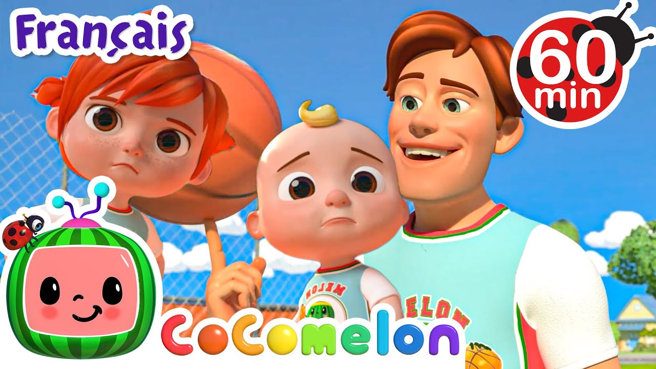 La chanson du Basketball | | CoComelon en Français | Chansons pour ...