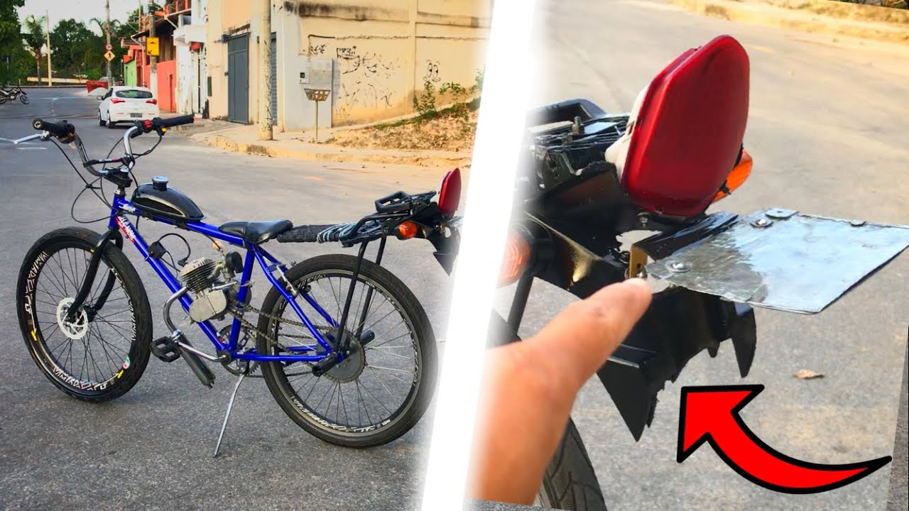 COLOQUEI KIT DE MOTO NA MOTORIZADA (estilo bh) - YouTube