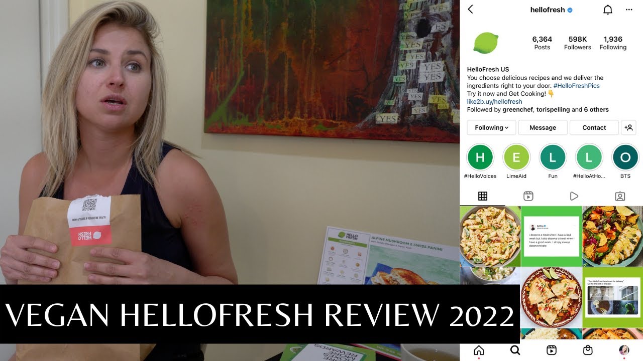VEGAN HELLOFRESH 2022 REVIEW - YouTube