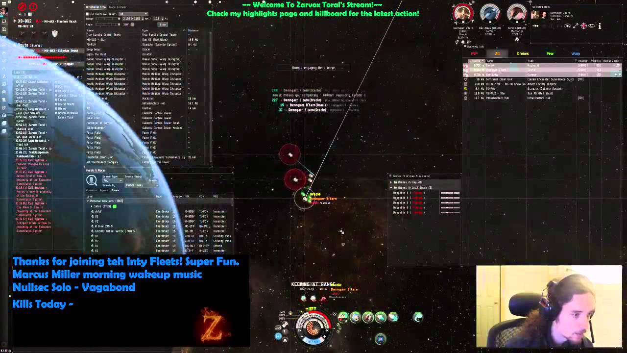 [Eve Online] Vagabond vs Machariel/Oracle/Garmur - YouTube