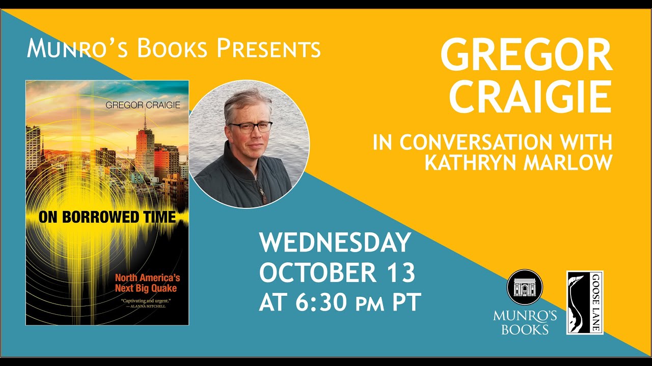 Munro's Books Presents: Gregor Craigie in conversation with Kathryn ...
