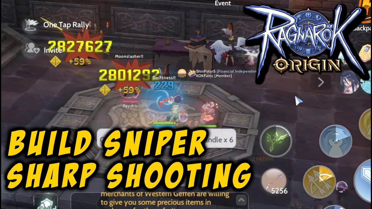 BUILD SNIPER SHARPSHOOTING! GRINDING CEPET BANGET! - RAGNAROK ORIGIN ...
