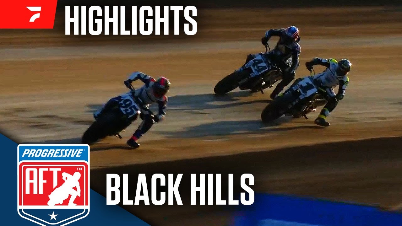 American Flat Track at Black Hills Speedway 8/6/24 | Highlights - YouTube