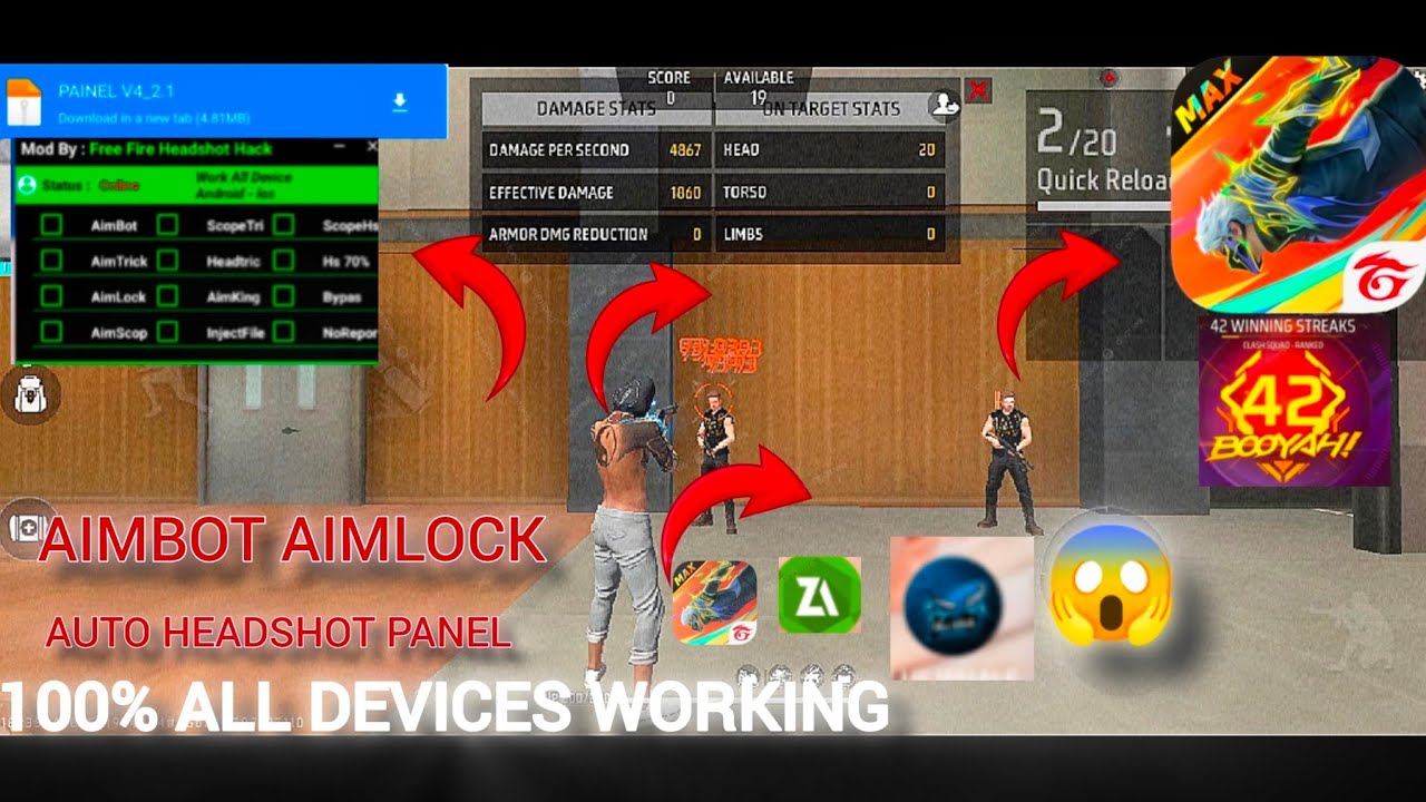FREE FIRE AUTO HEADSHOT CONFIG FILE | FF HEADSHOT CONFIG FILE | FF MAX ...