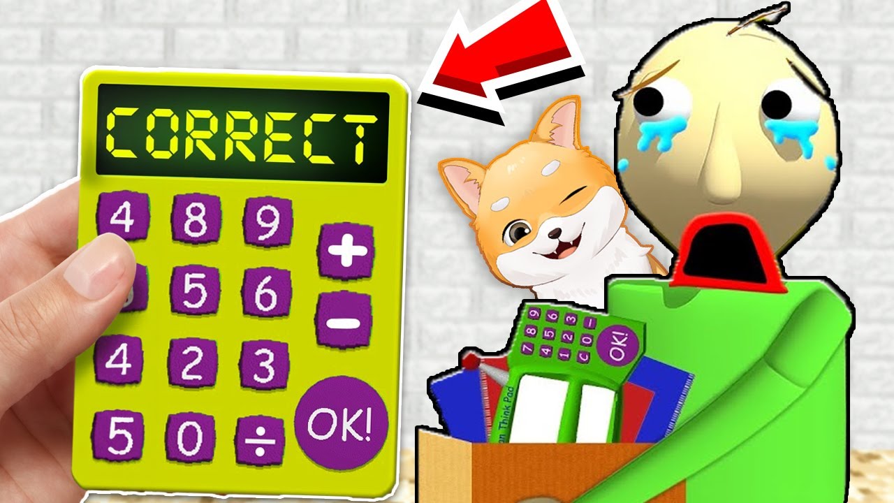 *NU* Trisa cu CALCULATOR la Scoala lui BALDI! - YouTube