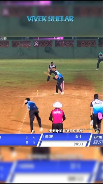 Over cover shot Vivek || tennis cricket || #shorts #short - YouTube