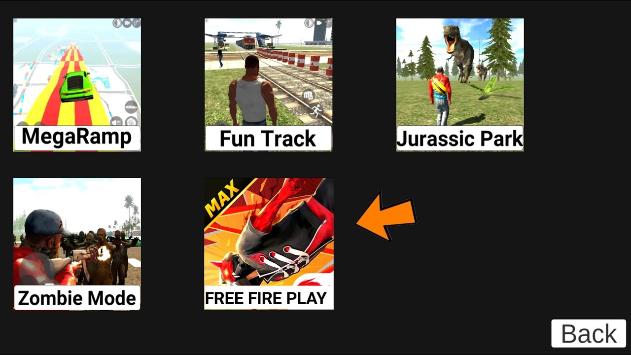 Free Fire Play Option 😲 In Indian Bikes Driving 3d New Update - YouTube