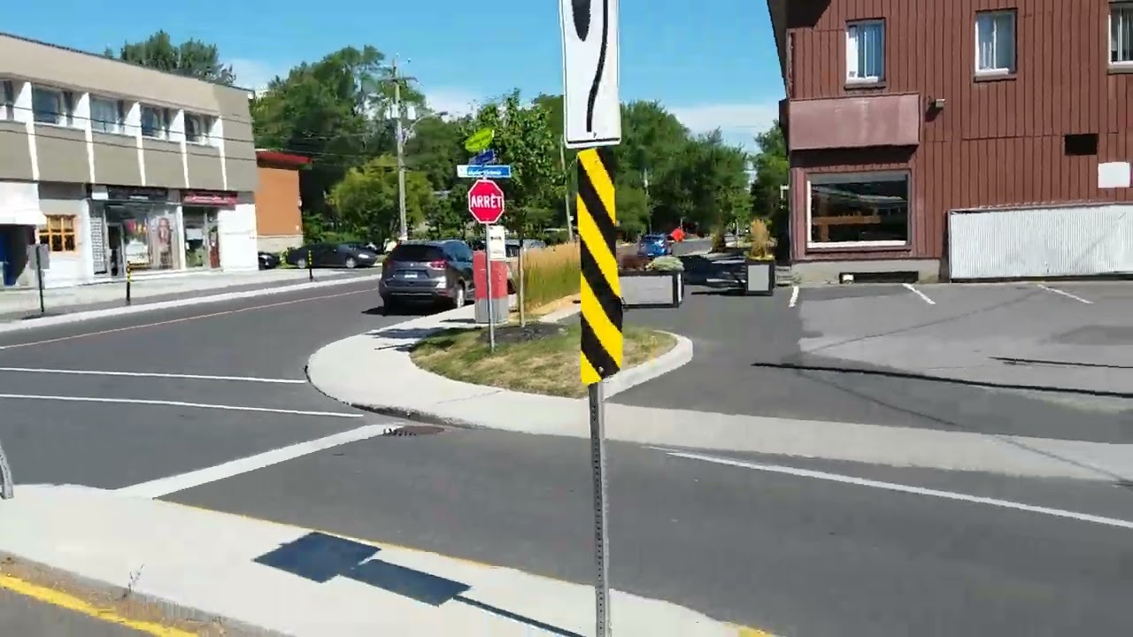 #61 RTL inbound bus 2022, Montreal South Shore - detour; choppily ...