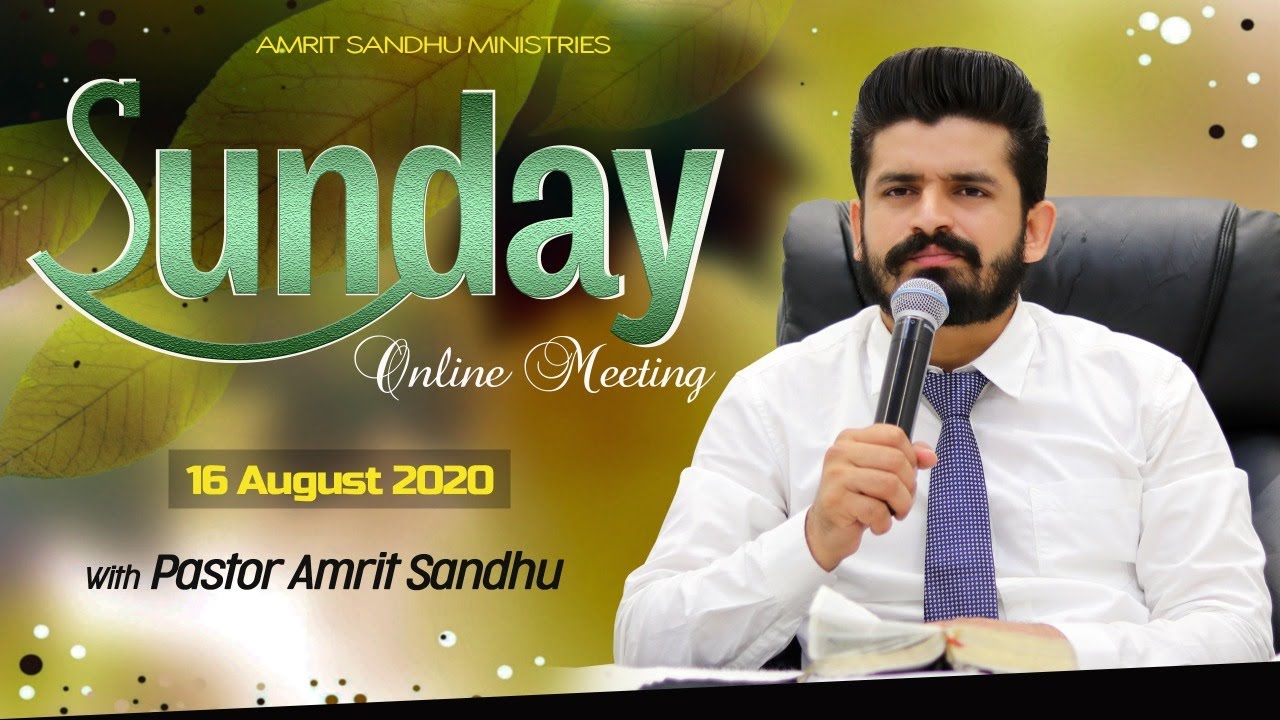 16-08-2020 SUNDAY ONLINE PRAYER SERVICE LIVE STREAM - YouTube
