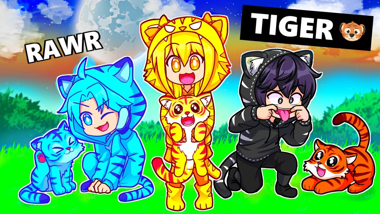We Adopted NEW TIGER PETS in Adopt Me! (Roblox) - YouTube