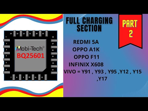 BQ25601 IC FULL CHARGING SECTION | FULL PIN DETAIL | INFINIX X608 ...