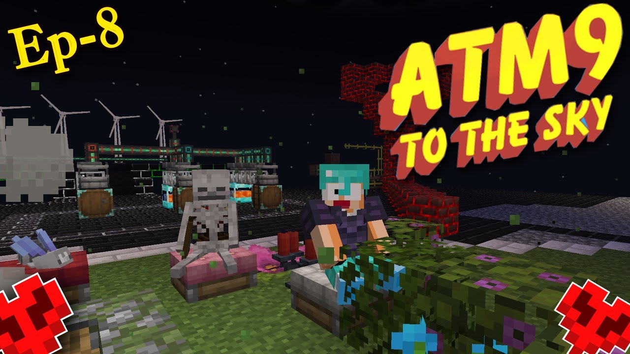 Minecraft ATM 9 to the sky | Experimenting | Ep 8 | #atm9tothesky # ...